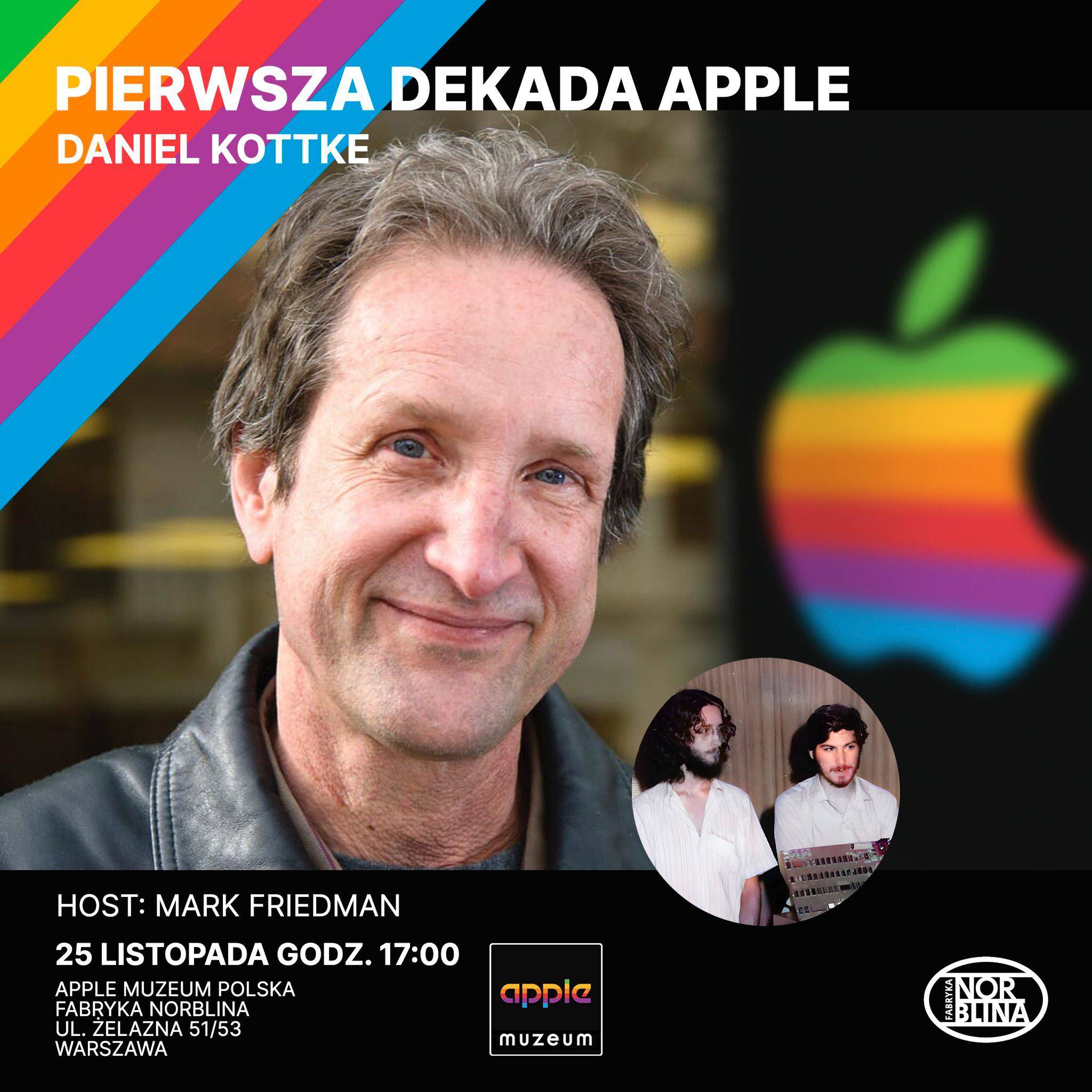 Spotkanie z Danielem Kottke, pracownikiem Apple numer 12 w Apple Muzeum ...